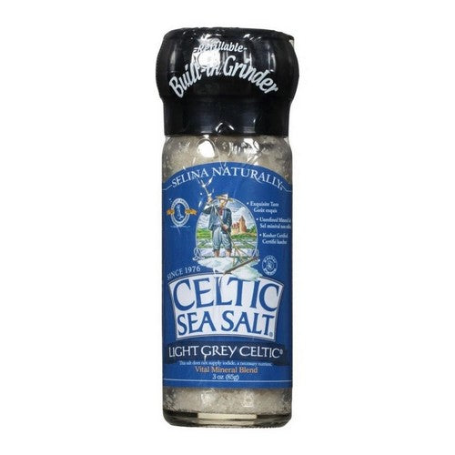 Buy Light Grey Coarse Salt Grinder 3 Oz By Celtic Sea Salt – HerbsPro.in