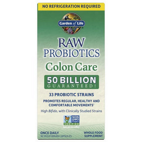 Buy Raw Probiotics Colon Care 30 Caps By Garden of Life – HerbsPro.in