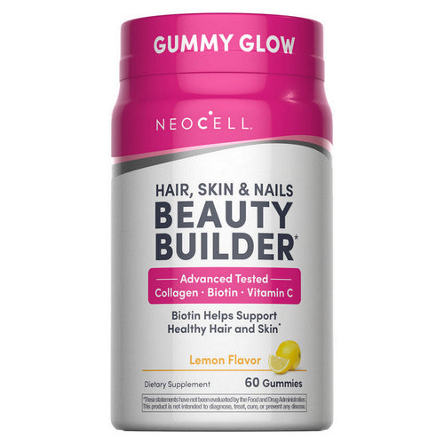 Neocell Laboratories, Hair, Skin & Nails Beauty Builder Gummies, 60 Co ...